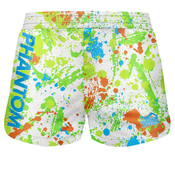 Kampfsport MMA Shorts FUSION Splatter Neon | Grappling Shorts - PHANTOM ...